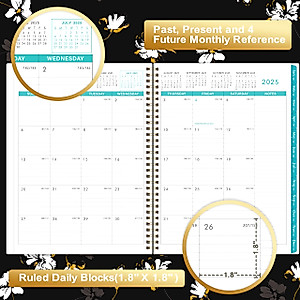 2023-2024 Monthly Planner - 18-Monthly Planner from January 2023 - June 2024, Monthly Planner 2023-2024 with Tabs, 9"x 11" Calendar Planner with Pocket, Contacts, Passwords Pages
