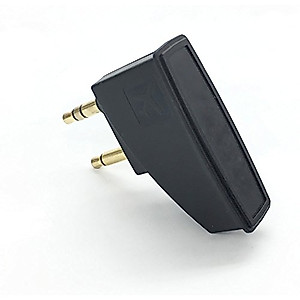 SYMWELL Generic Airline Airplane Flight Headphones Adapter Jack Plug 3.5mm Fit for Bose Headphones QuietComfort20i QC20I QC20i QuietComfort35 QC35 QC 35 QC 15