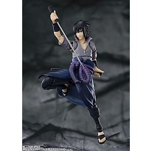 TAMASHII NATIONS - Naruto Shippuden - Sasuke Uchiha -He Who Bears All Hatred, Bandai Spirits S.H.Figuarts Action Figure