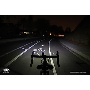 NiteRider Lumina Micro 650 Front Bike Light Sabre 110 Rear Bike Light Combo Pack, Black (7711)