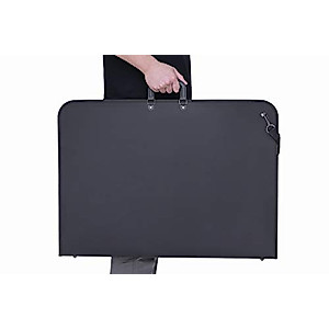 1st Place Products Professional Art Portfolio Case - 20 x 28 Inches - Light Weight & Durable - Shoulder Strap & Handle Options - Three Inside Pockets - Water Resistant - Documents Posters Monitors