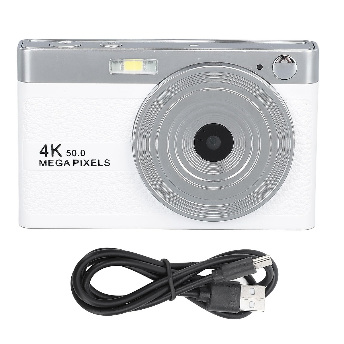 Digital Video Cameras, Face Detection 750mah Kids Small Camera with USB Cable for Gift