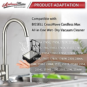 6 Pack Cross Wave Pet Pro Filter Replacement Parts for Bissell Crosswave Pet Pro Multi-Surface Vacuum Cleaner 1785 1785A 2211W 2306A 2328 2554 2304P 2554A 2210V 2590 2305 1785W Replace 1608684