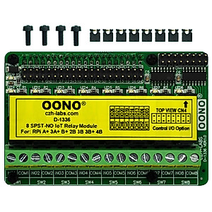 8 SPST-NO RPi IoT Power Relay Module for Raspberry Pi A+ 3A+ B+ 2B 3B 3B+ 4B