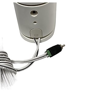 USAV Solutions Set of 5 Speaker Cable for Bose Lifestyle Acoustimass System - RCA to Bare Wire - White