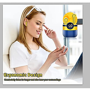 UrbanX Q350 Wireless Earbuds in Ear Bluetooth Headphones for Amazon Kindle Fire HD (2013) with Microphone & Digital Display IPX7 Waterproof Deep Bass Bluetooth Earbuds for Sport Work & Music