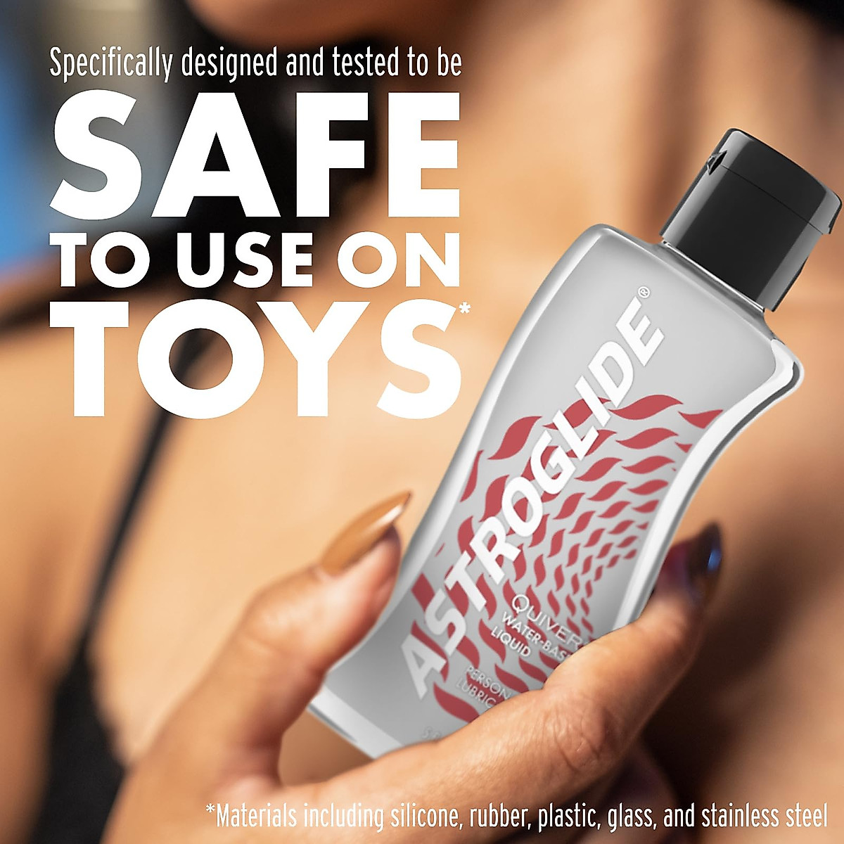 Astroglide Water Based Lube (5oz), Quiver Personal Lubricant, Arousal Sex Lube Adds Sensations for Men, Women and Couples, and Easy Clean-Up