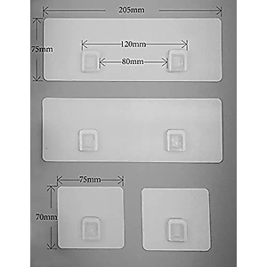 Improved Floating Shelves Sticker, Adhesive Wall Sticker, Plastic Sticker, 4pcs Set