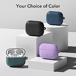 ESR for AirPods Pro Case (2023/2022/2019, 2nd/1st Gen), Compatible with Airpods Pro 2nd Generation Case (USB-C/Lightning Cable), Compatible with MagSafe, Full Drop Protection, Cloud Series, Black