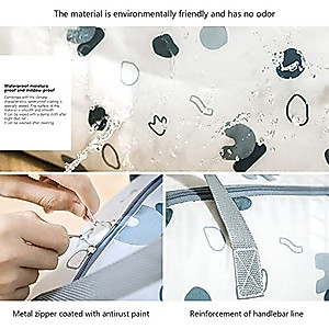 Zippered Storage Bag for Closet Comforter, Pillows, Quilt, Bedding, Clothes, Blanket Organizers with Large Clear Window & Carry Handles Space Save-r Storage Bag Multipurpose Bag