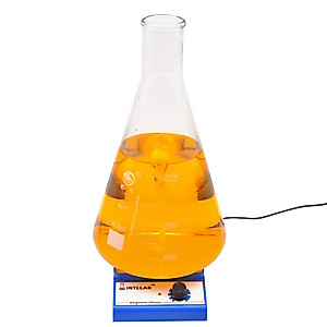 INTLLAB Magnetic Stirrer with 7PCS stir bar Set and stir bar Retriever