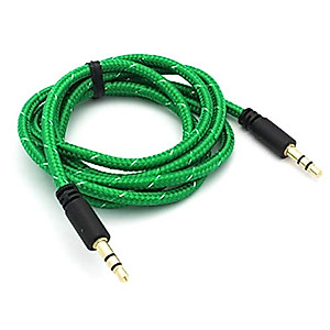 Aux Audio Cable Compatible with Amazon Fire 7 Kids Edition (2019 Release), Kindle Fire HDX 8.9 (2013 Release),7 (2013 Release) - 3.5mm Adapter Car Stereo Aux-in Cord Speaker Jack Wire