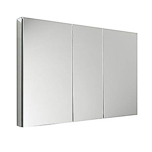 Fresca 50" Wide x 36" Tall Bathroom Medicine Cabinet w/Mirrors