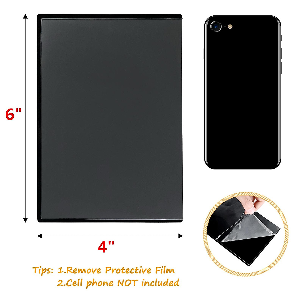 Mingting Magnetic Picture Frames 15 Packs-Fridge Magnetic Photo Frames-Holds 4 x 6 Inches Photos,Black