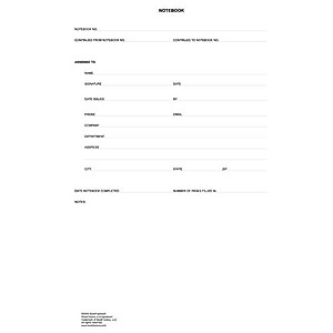 BookFactory Engineering Notebook - 96 Pages (.25" Engineering Grid Format), 8 7/8" x 11 1/4", Engineering Lab Notebook, Black Cover, Smyth Sewn Hardbound (EPRIL-096-LGS-LKT4-R1)