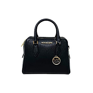 Michael Kors Ayden Medium Dome Satchel With Sling, Black