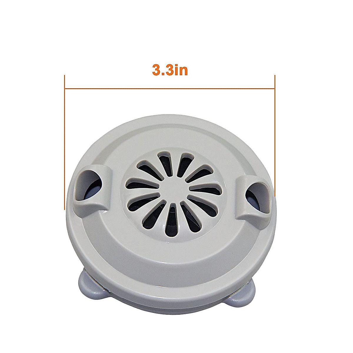 FBULWSEC BF-004 Pipeless Magnetic Jet Head Motor for LURACO Jet Motor Pedicure Spa Tubs Wet End Use Magnetic Head with Pedicure Liners includes Propeller and Cap