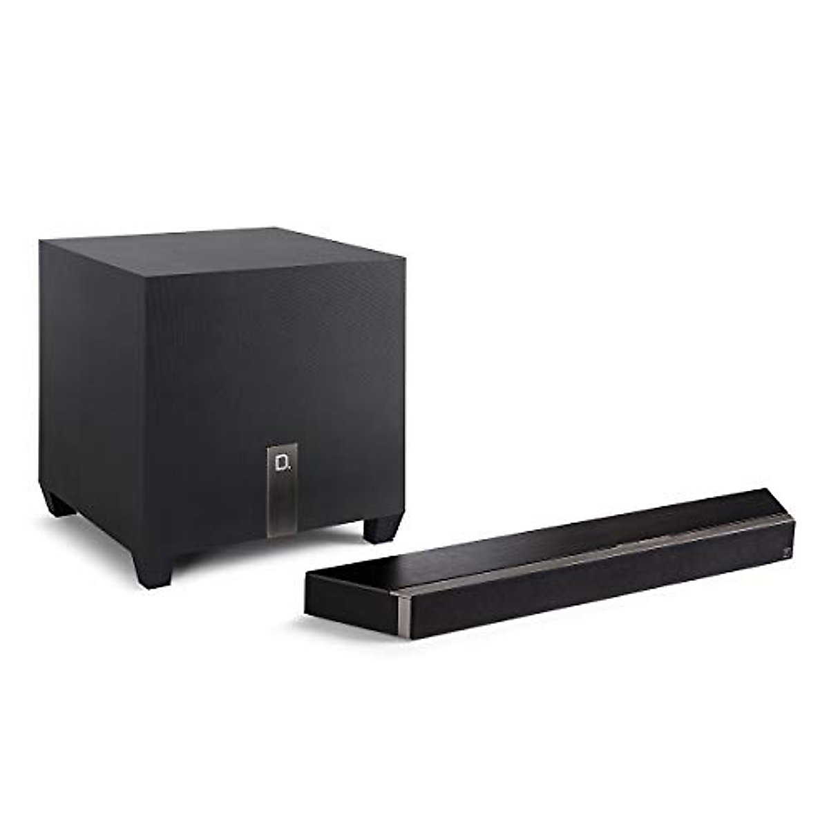 Definitive Technology Studio 3D Mini Sound Bar with 6 Speakers and an 8" Wireless Subwoofer, 3D Surround Sound, Dolby Atmos & DTS:X, Built-in HEOS, Amazon Alexa Compatible, 4K HDMI with eARC