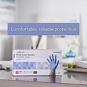McKesson Confiderm 3.5C Nitrile Latex-Free SM Exam Gloves, Small, Chemo Tested, Powder-Free, 200/BX
