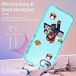 Ulirath for iPhone 6 Plus/6s Plus/7 Plus/8 Plus 5.5" Case Cute Cartoon Bros Character Designer Anime Pattern Cover Cool Funny Fashion for Girly Girls Kids Boys Bumper Soft Protective Phone Cases