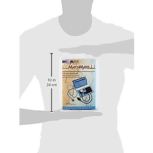 MABIS MatchMates Aneroid Sphygmomanometer and Dual Head Stethoscope Combination Home Blood Pressure Kit with Calibrated Nylon Cuff, Professional Quality, Carrying Case, Royal Blue