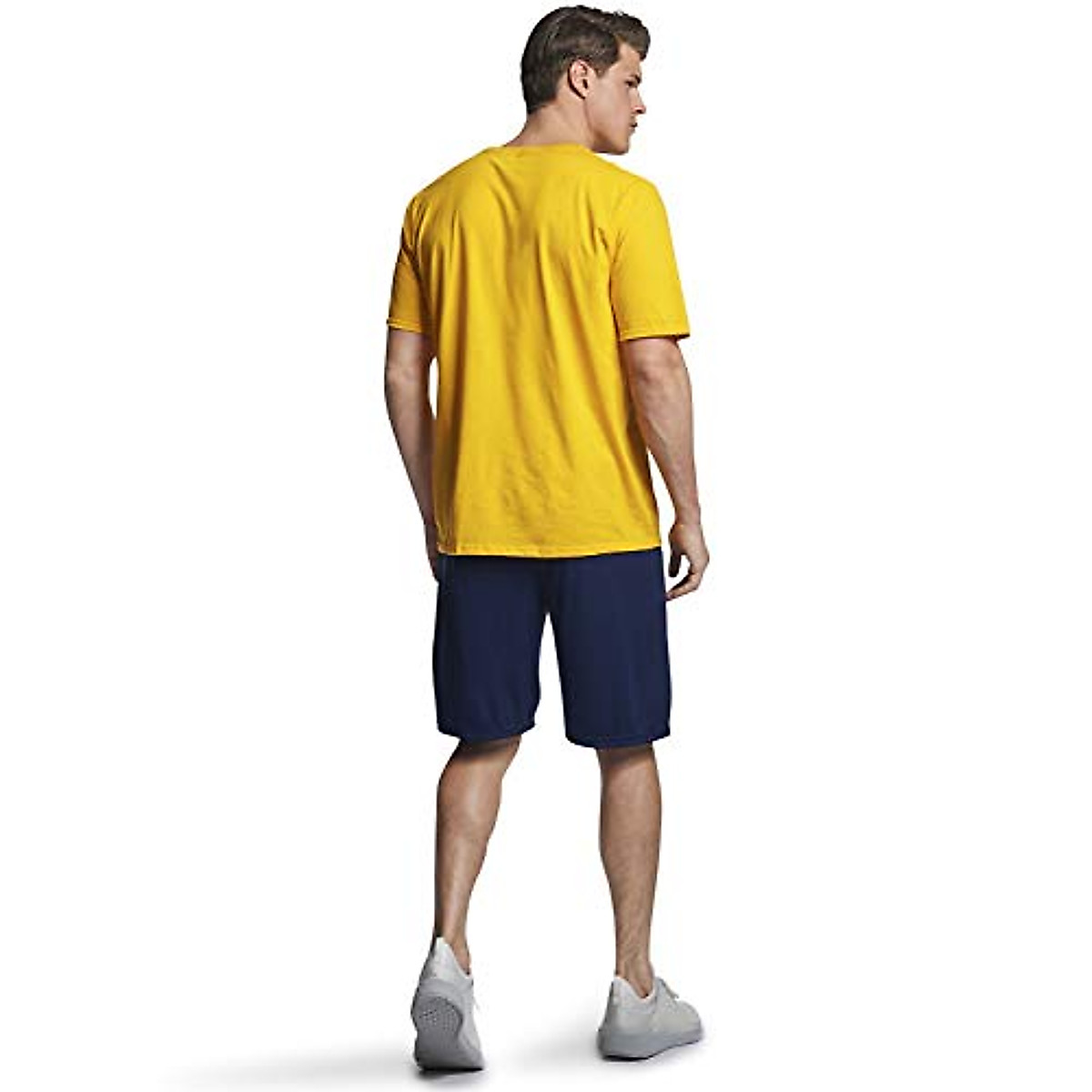 Russell Athletic Men's Essential Short Sleeve Tee Shirt, Gold, 3XL