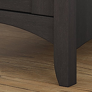 Bush Furniture Salinas Accent Storage Cabinet with Doors in Vintage Black