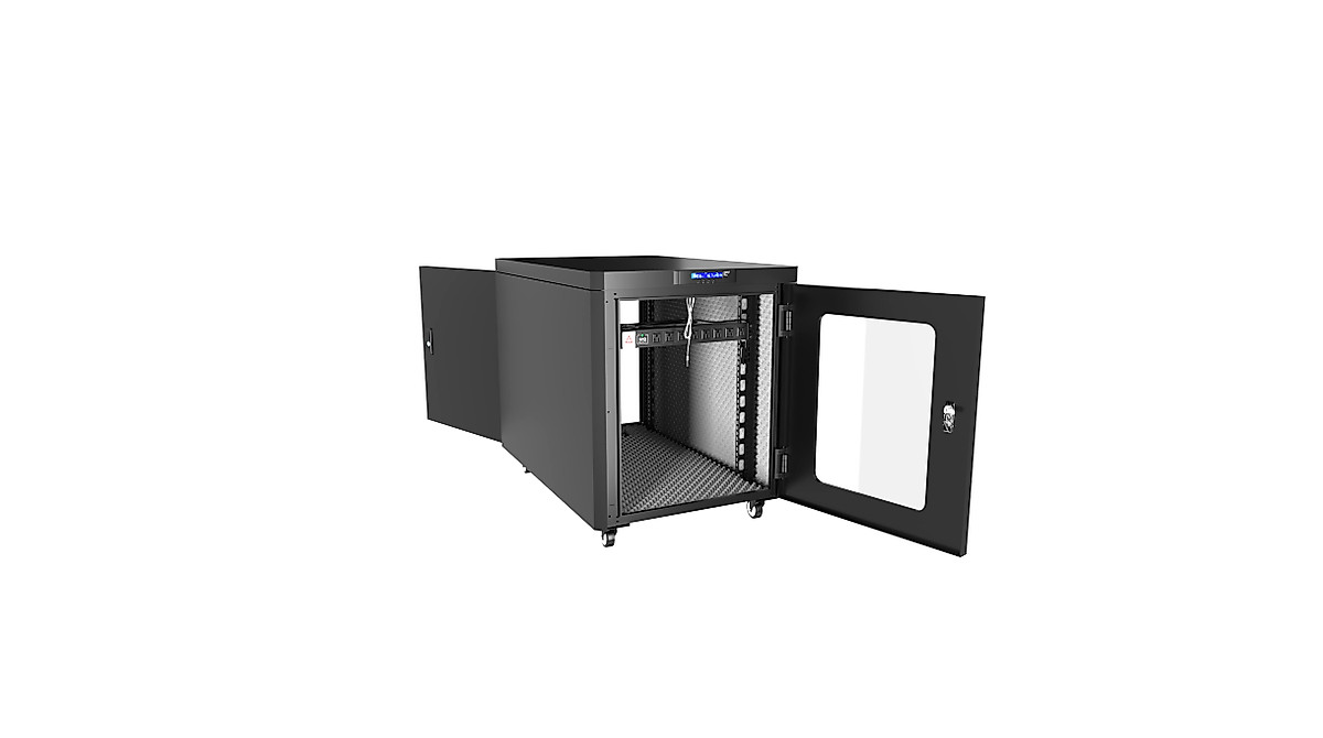 Sysracks 12U 35 inch Depth Soundproof Server Rack Cabinet Quiet Server ...