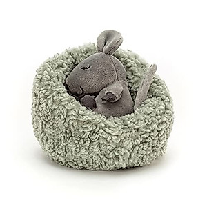 Jellycat Hibernating Mouse Stuffed Animal, 5 inches | Mouse Plush Toy | Classic Children's Gift