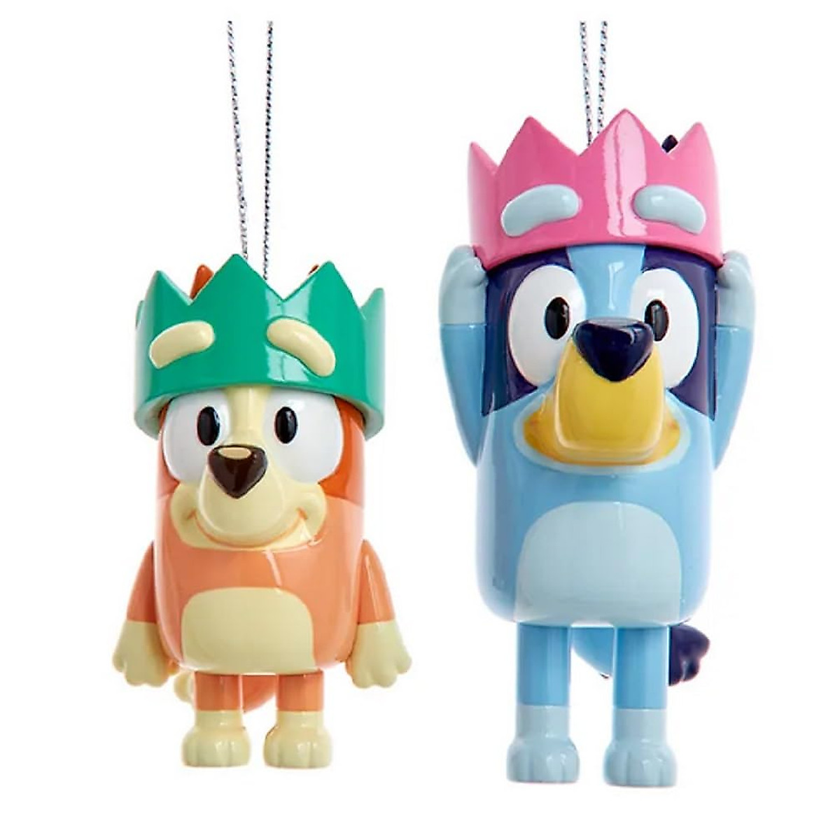 Kurt S. Adler Kurt Adler Bluey and Bingo Ornament 2 Assorted