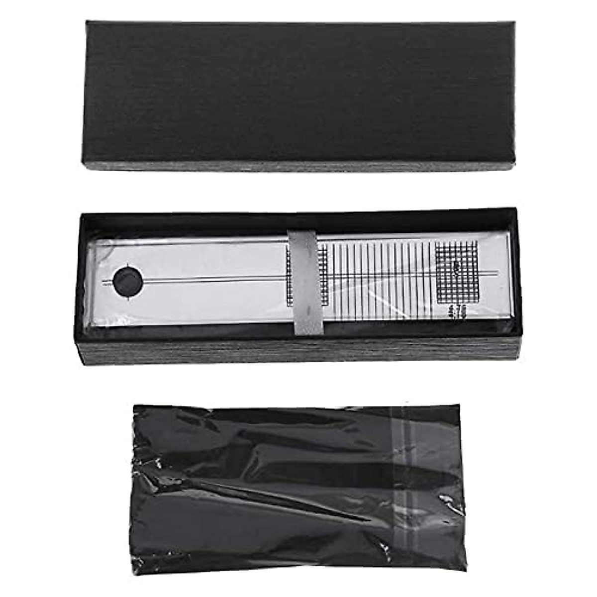 sdroceRyaM Turntable Phonograph LP Phono Cartridge Stylus Alignment Protractor Adjustment Tool - Mirrored Surface for Precision