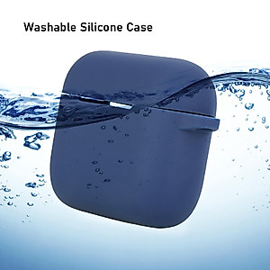 LEFXMOPHY Case Cover Replacement for Razer Hammerhead True Wireless Pro Gaming Earbuds, Silicone Protective Skin (Black)