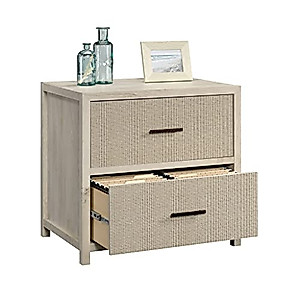 Sauder Pacific View Lateral File, Chalked Chestnut Finish