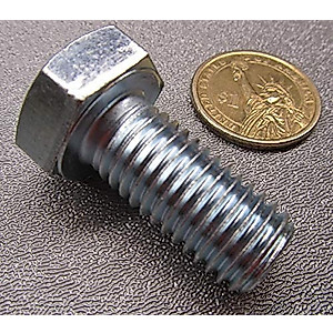 Class 8.8 Zinc Steel Bolts FT M14 x 2 mm x 30 mm Long 10 pcs