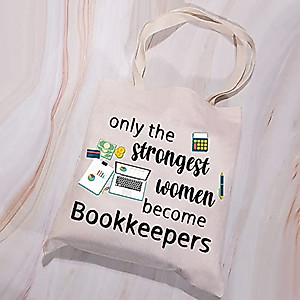 VAMSII Bookkeeper Gifts for Women Bookkeeping Gifts Tote Bag Bookkeeper Appreciation Gifts Accounting Student Gifts (Tote Bag)