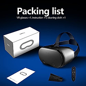 VR Headset, 3D Virtual Reality Headset VR Accessories for Movies and Games VR Glasses for iPhone & Android Phone,Best Virtual Reality Goggles