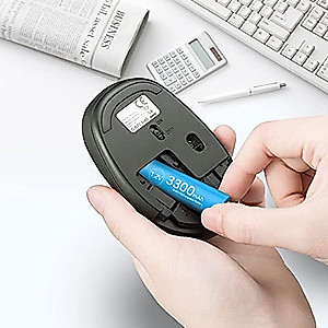 Deleepow AA Rechargeable Batteries NiMH, 3300mAh High Capacity Pre-Charged Double A Battery, 1.2V Low Self Discharge, Pack of 8