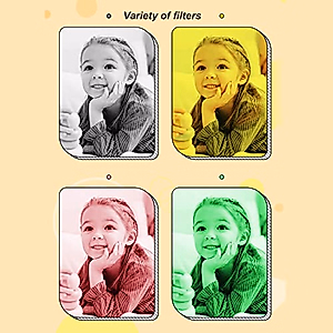 070 Camera Kids Mini Portable Camera Kids Mini Digital Camera 2 Inch Screen 2MP High Definition Cartoon Camera Video Recorder Toy Gifts(Pink)