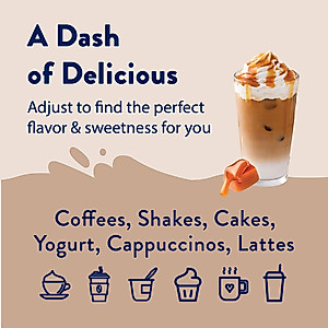 Jordan's Skinny Syrups Salted Caramel, Sugar Free Flavoring Syrup, 25.4 Ounce Bottle (Pack of 2)