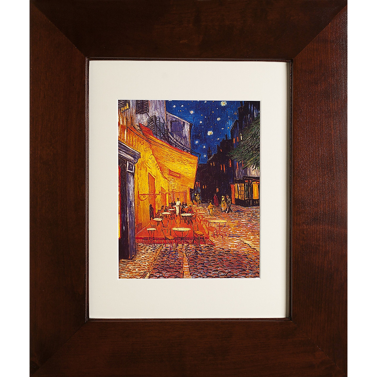 Fox Hollow Furnishings 14x18 Concealed Medicine Cabinet (Large), a Recessed Mirrorless Medicine Cabinet with a Picture Frame Door (Espresso)