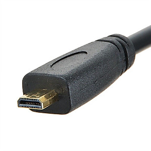 FocalTop Micro HDMI to HDMI AV HD TV Cable for Canon Powershot SX620 HS Camera