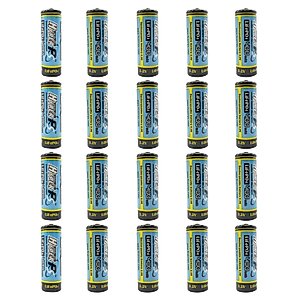 (20-Pack) HyperPS 3.2V LiFePo4 14430 (14 x 43mm) 400mAh Rechargeable Battery for Solar Panel Light, Tooth Brush, Shaver, Flashlight