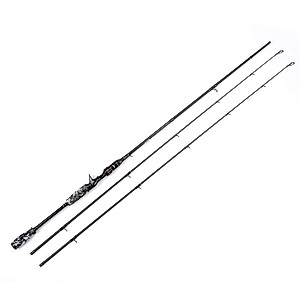 Entsport E Series - Camo Legend 2-Piece 7-Feet Casting Rod 24 Ton Carbon Fiber Baitcasting with 2 Tips - Medium and Medium Heavy Portable Bass Fishing Rod Baitcaster