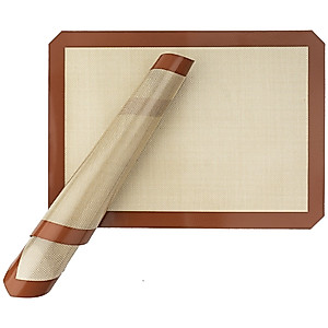 Silicone Baking Mat, Non Stick Cookie Sheet Reusable Silicone Mats for Baking