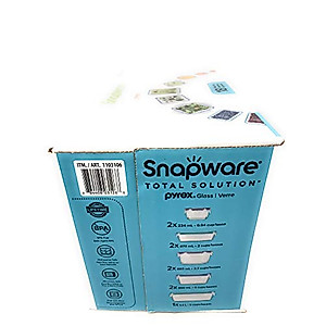 Snapware 18-piece Pyrex Glass Food Storage Set (Purple & Blue)