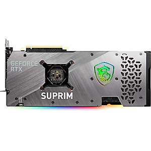 MSI Gaming GeForce RTX 3070 LHR 8GB GDRR6 256-Bit HDMI/DP Nvlink Torx Fan 4 RGB Ampere Architecture OC Graphics Card (RTX 3070 SUPRIM X 8G LHR)