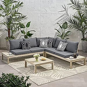 Adabana Outdoor Waterproof Boho Throw Pillow Covers Geometric Pillow Cases for Patio Garden Set of 2, 18 X 18 Inches Black