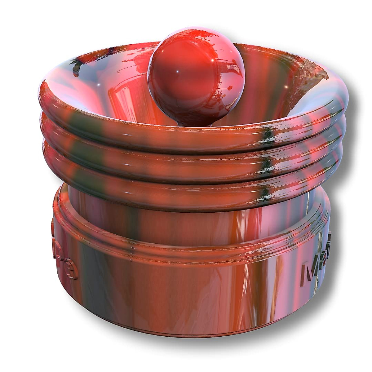 StudPoP Original Magnetic Stud Finder. Swirl. Finds Metal Fasteners Holding The Wall to The Studs. 1" diam Moving Magnet Gives an Audible Click and a Visual Movement When Fastener is Found.