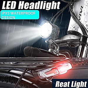 Vivi Electric Bike, 26/20 Inch Electric Bicycle for Adults, 500W E-Bike with 48V Removable Battery, 7 Speed Electric Commuter Cruiser Bike 20MPH & 50 Mile Adult Electric Bikes City Women