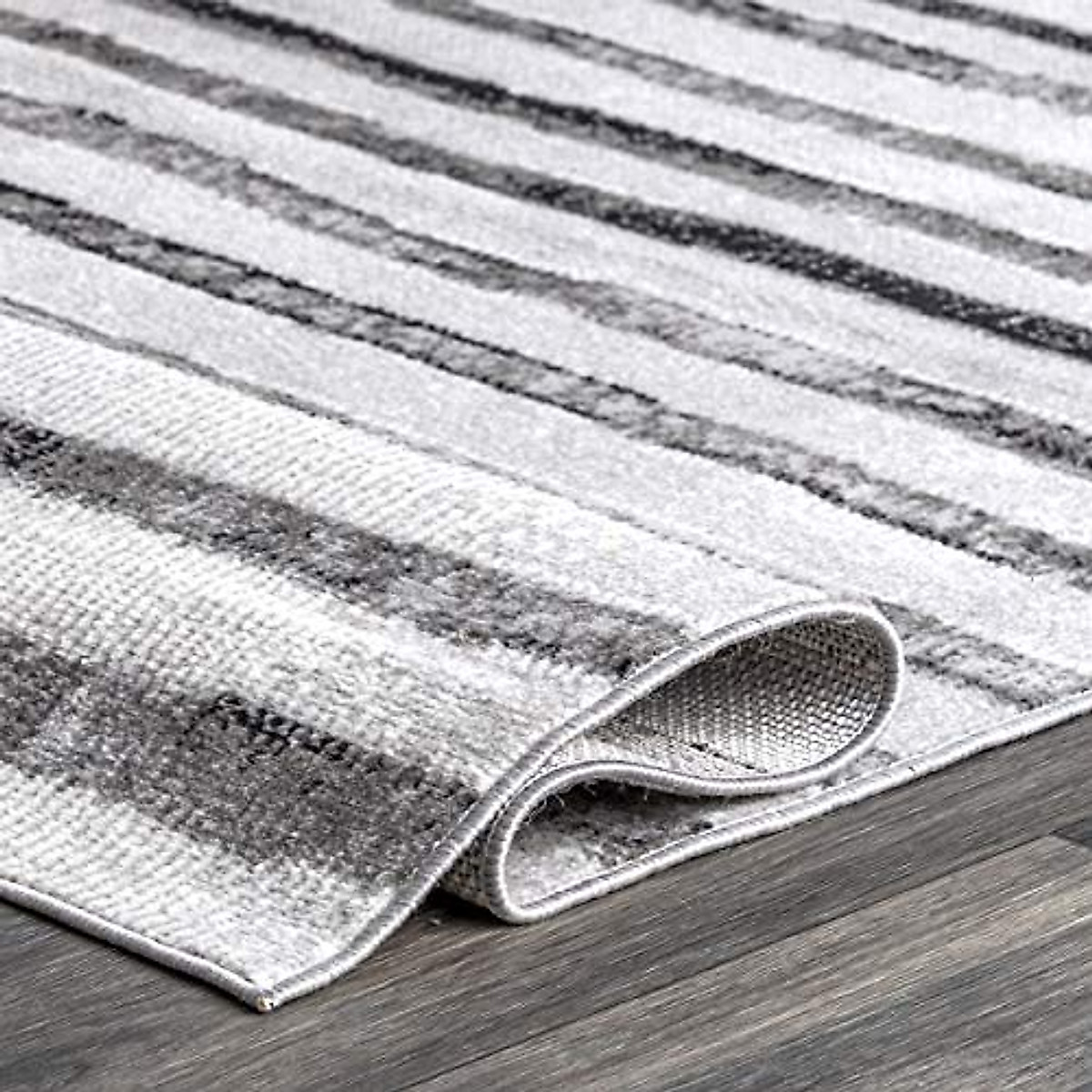 nuLOOM Magdalen Modern Vintage Area Rug, 4' x 6', Grey